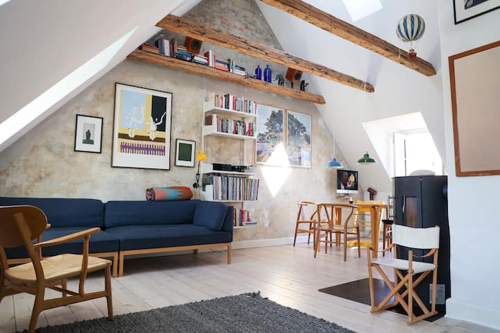 Bright And Welcoming Flat With Balcony - Copenhague