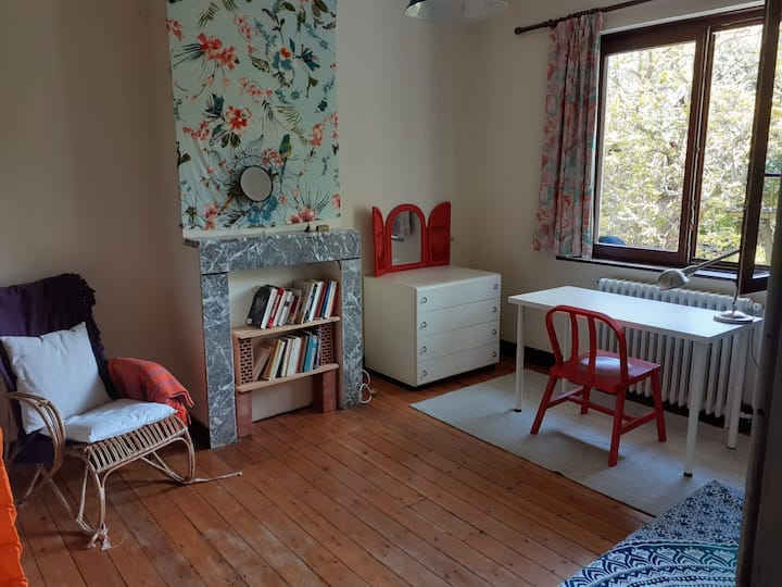 Une Grande Chambre Côté Jardin. - Ixelles