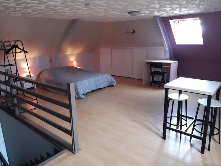 Chambre Privée De 40 M 2 Avec Table/réfrigérateur - Brive-la-Gaillarde