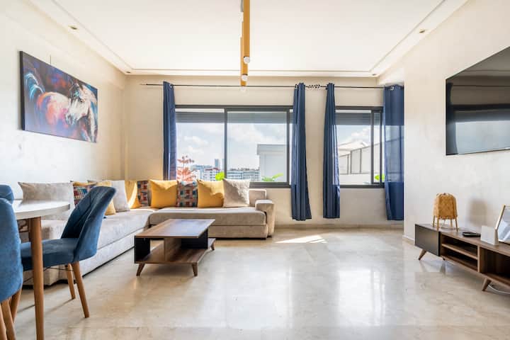 Superbe Appartement Avec Terrasse Privée - Casablanca