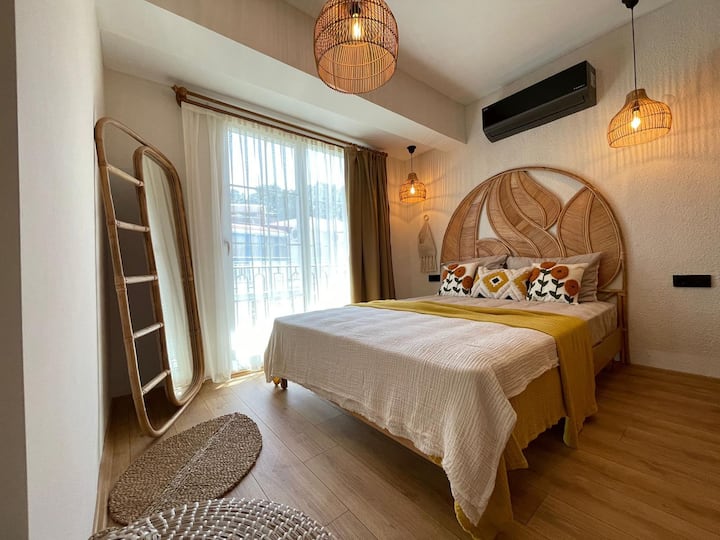 Fogabeachhomes  Bahçe Katı Lüks Bohem Suit - Foça