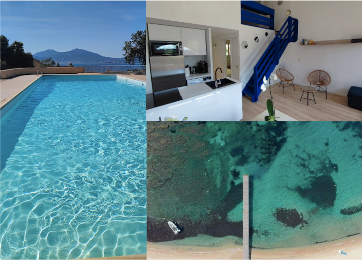 Duplex (F3) + Piscine Porticcio, 10min Pieds Plage - Ajaccio