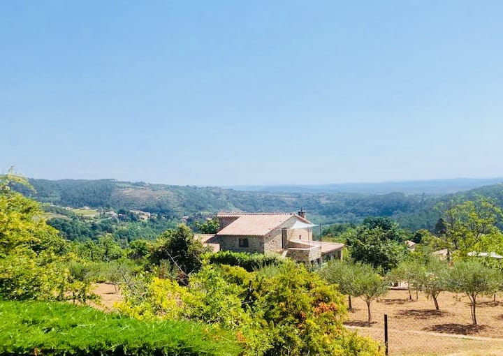 Le Lavande, Gîte Climatisé Avec Vue Panoramique - Ardèche