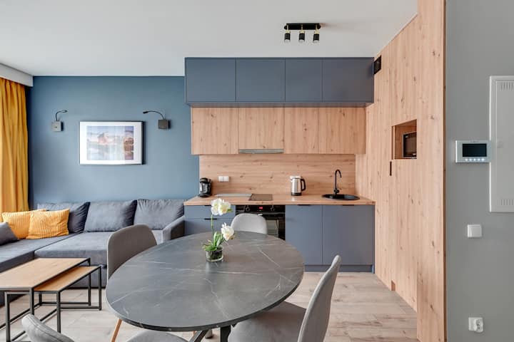 Fancy 1-bedroom Apartment- Common Rooftop Terrace - Gdańsk