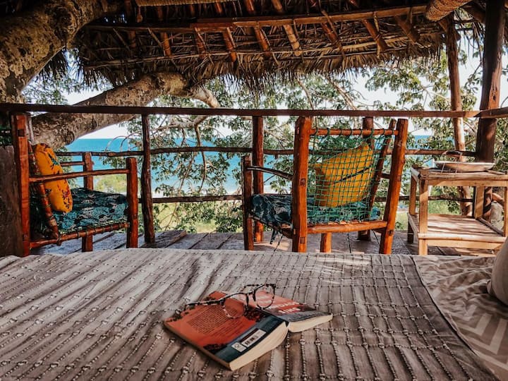 Mbuyuni - Baobab Treehouse With Ocean Views - Tansania