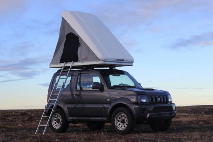 Suzuki Jimny With Roof Top Tent. Manual. - Reykjavik