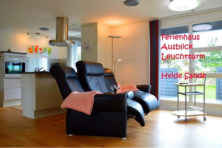 Ferienhaus Aussicht Leuchtturm (+95€ Endreinigung) - Hvide Sande