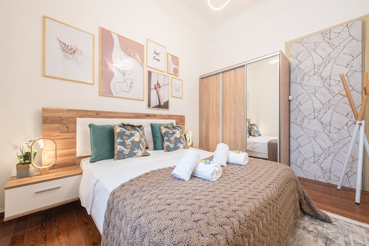 ☆Free Cancellation☆3 Bedrooms☆2 Bathrooms☆metro☆ - Athènes