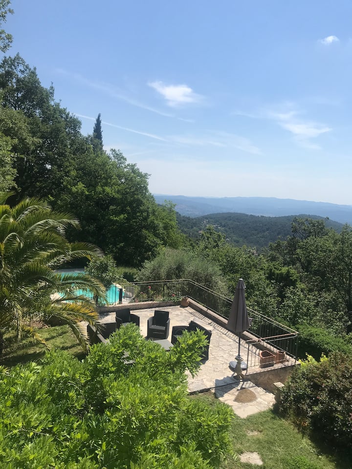 Magnifique Villa Avec Piscine , Vue Panoramique - Fayence
