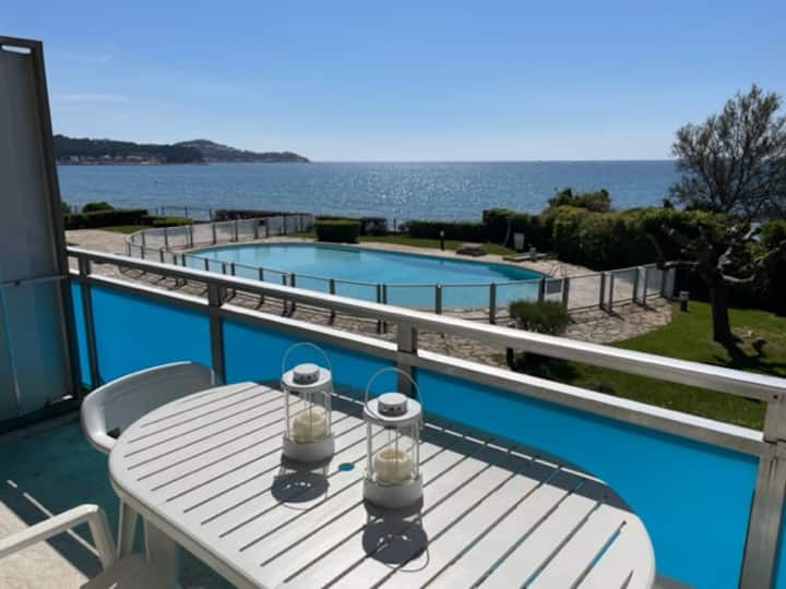 T2 Vue Mer Piscine Mar Vivo Résidence La Vague - La Seyne-sur-Mer
