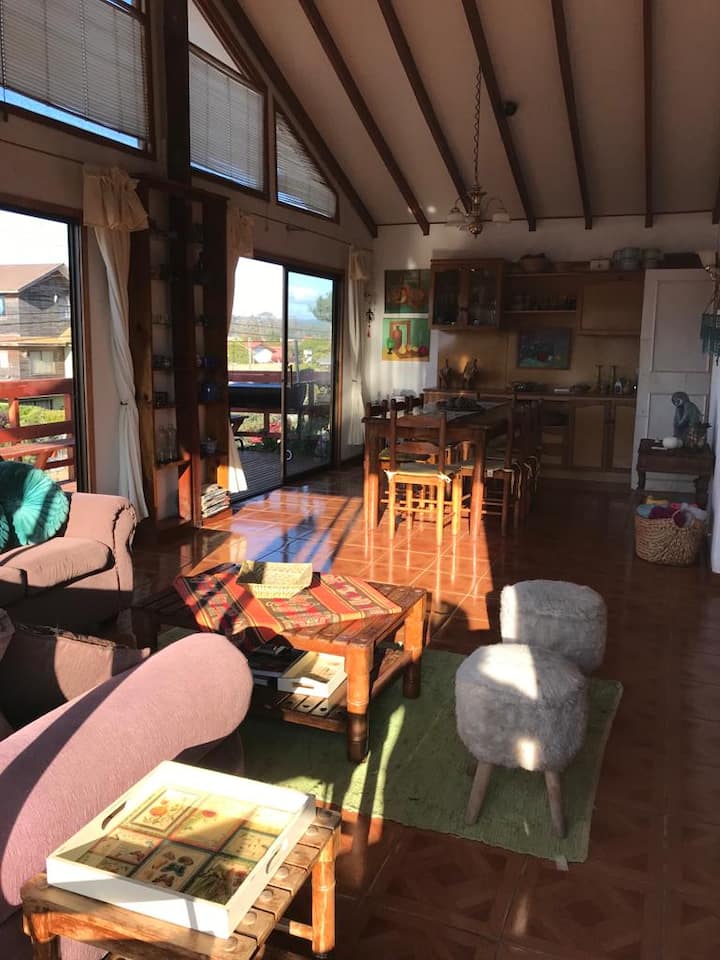 Hermosa Y Luminosa Casa A 3 Cuadras De La Playa - Algarrobo