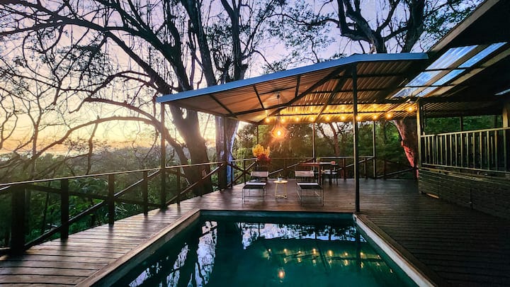 Jungle Tree House + Casita With Pool, 3bed/3bath - Nosara