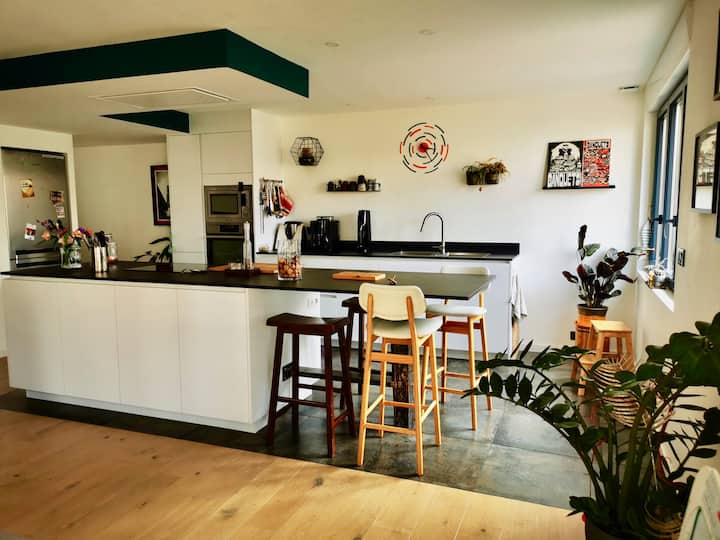 Agreable Maison De Ville Avec Jardin - Bayona, Francia