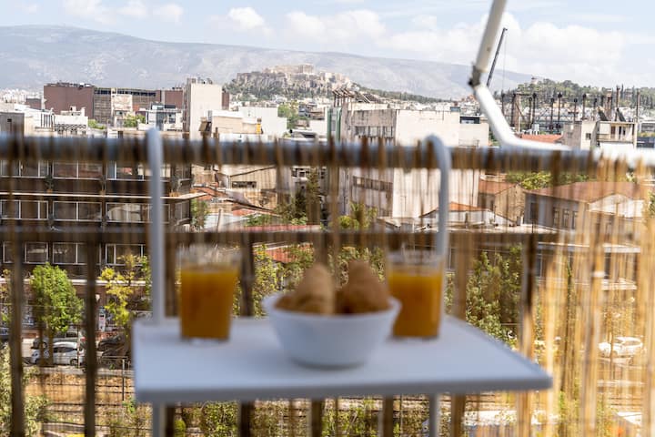 Agrampeli's Apartment (Acropolis View) (Metro 5') - 雅典