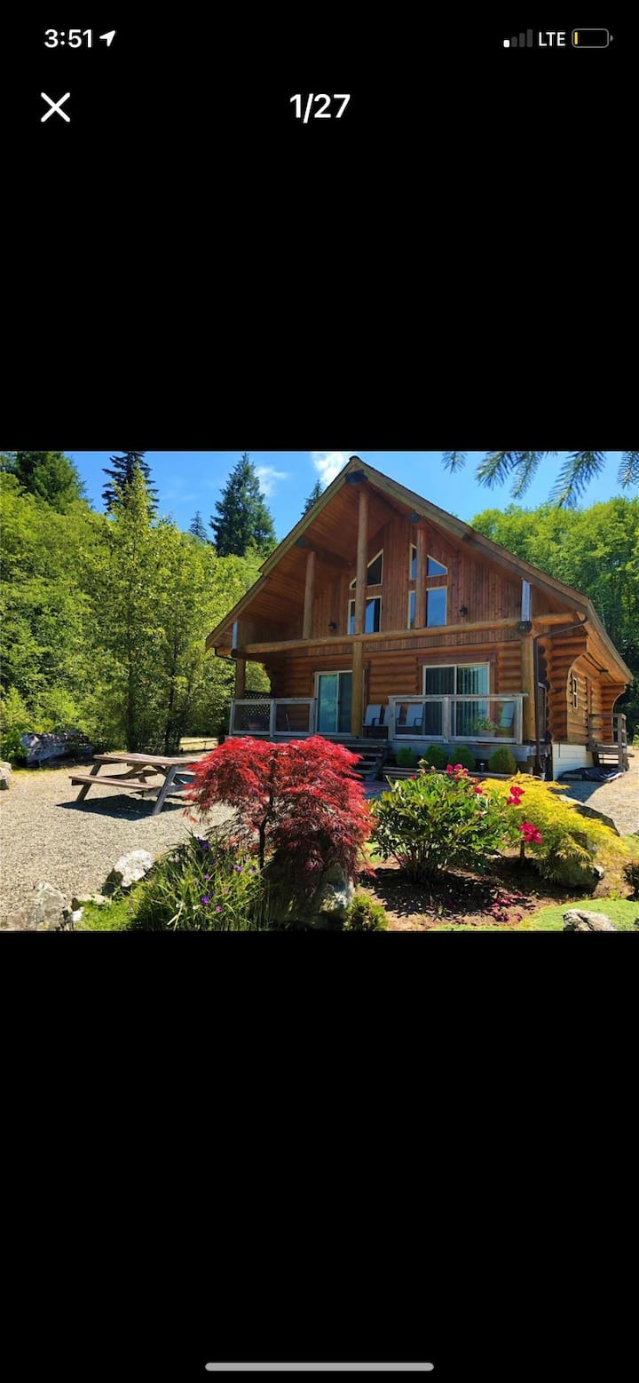 Lakefront  Log Cabin - Beaver Lake - Airbnb Legal! - 