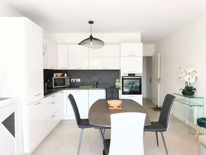 T4 78m2,balcon,wifi, Clim, Double Garage,6 Pers - Fréjus
