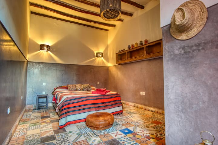 Dar A, Room On The Terrace ( Private Bathroom) - Morocco