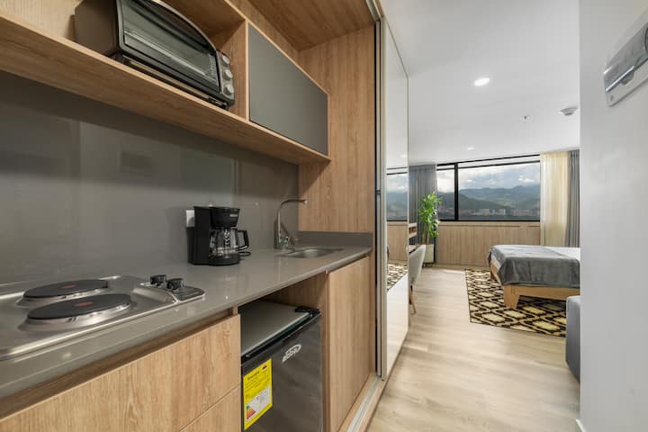 Go Living 1316 · New Loft Near Milla De Oro Ac, Gym And Coworking - Medellín