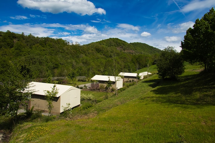 Tente Lodge Camping De La Vallée Du Rance C - Saint-Sernin-sur-Rance