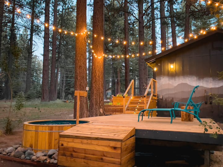 Luxury Retreat * Hot Tub, Views, 3 Decks & Swings - South Lake Tahoe, CA