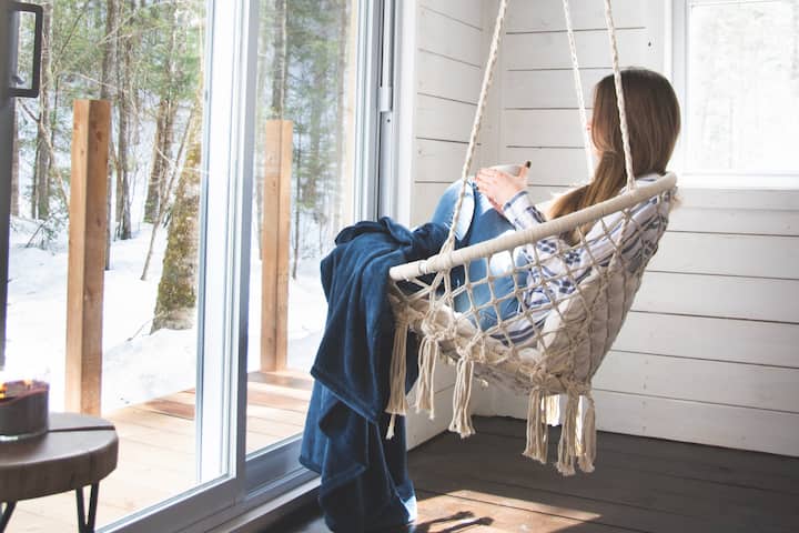 Spa, Sauna & Rivière - Havre De Paix Rustique - Quebec
