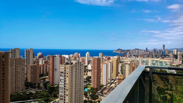 Planta 24  Apartamento Con Vistas Al Mar - 베니도름