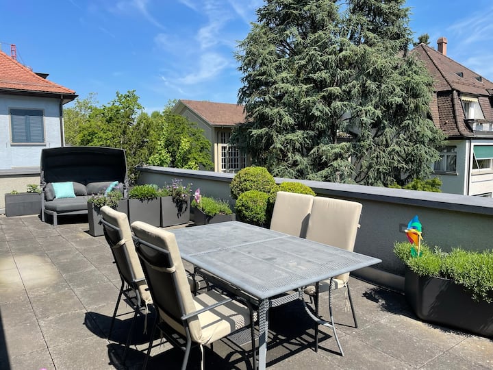 Quiet Family Apartment W Roof Terracce Downtown - Zürich