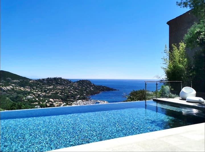 Amazing View Villa S. Pool 6 Bdr 14 P - Saint-Raphaël