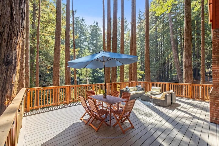 Modern Redwood Retreat Near Half Moon Bay & Sv - San Carlos, CA