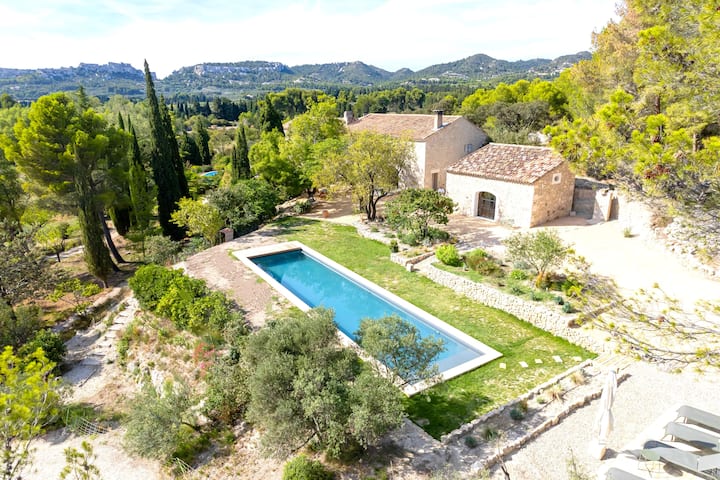 Mas 1781 - Luxe Et Authenticité - Vue Château - Les Baux-de-Provence