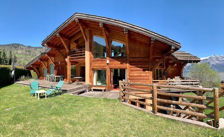 Grand Chalet Haut De Gamme Vue Mt Blanc 12-14 Pers - Saint-Gervais-les-Bains
