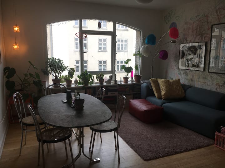 Farverig Og Lys Lejlighed I Hjertet Af Nørrebro - Copenhague