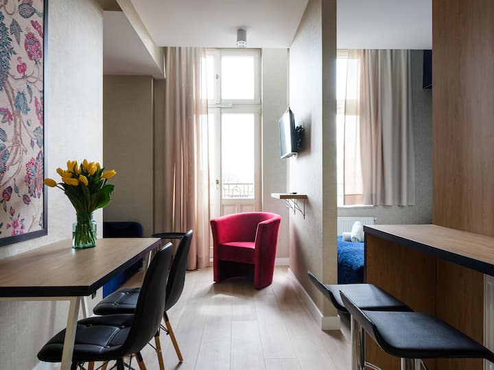 Central Studio Apartment With Balcony - Cracovia