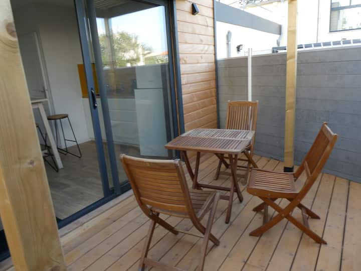 Les Amarres, Maison Bois Avec Terrasse, Proche Mer - 雷島