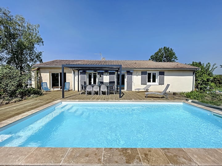 Maison Avec Piscine & Vue Vignes Près De Bordeaux - Gironde
