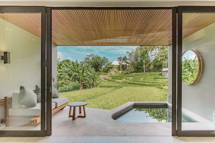 Spacious Apt With Spectacular Views | Private Pool - Canggu