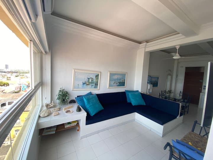 Loft En El Centro Histórico Con Vista Al Mar - Cartagena