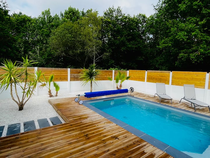 Maison à Biscarrosse Avec Piscine Et Jacuzzi - Parentis-en-Born