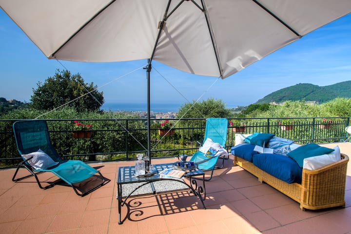 [Vista Mare ✰✰✰✰✰] Relax E Privacy Tra Gli Ulivi - Chiavari