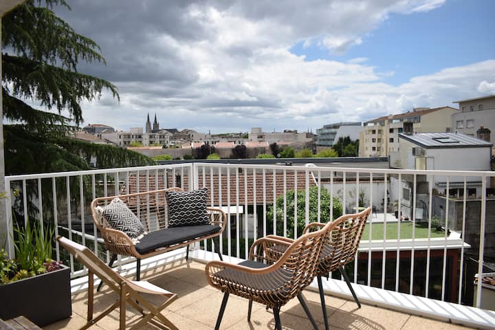Duplex Avec Terrasse Et Clim Au Cœur Des Chartrons - Burdeos