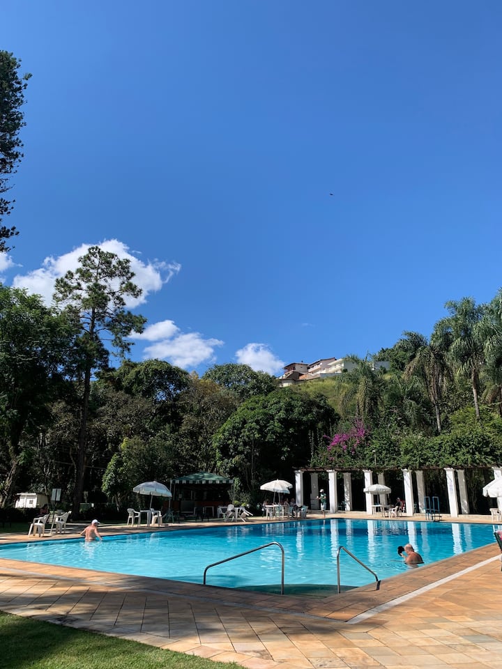 Apartamento Aconchegante Num Condomínio Encantador - Poços de Caldas