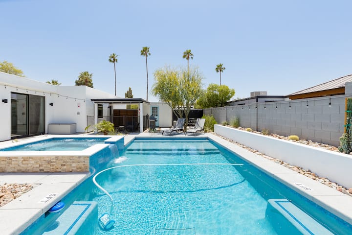 Modern Hideaway | Heated Pool | Hot Tub | Fire Pit - Scottsdale, AZ