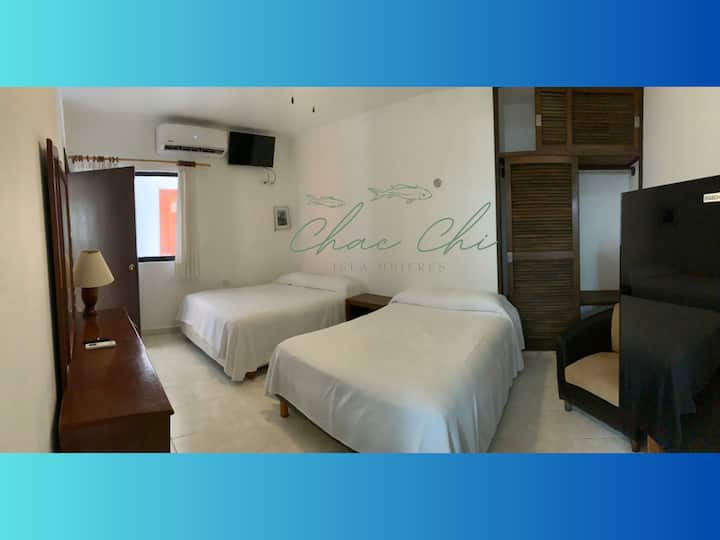 Pez Atún - 2 Camas@casa Chac Chi - Isla Mujeres