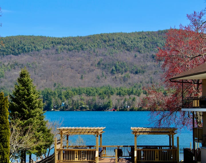 Adirondack Family Escape: Rustic Charm & Lake View - Lake George, NY