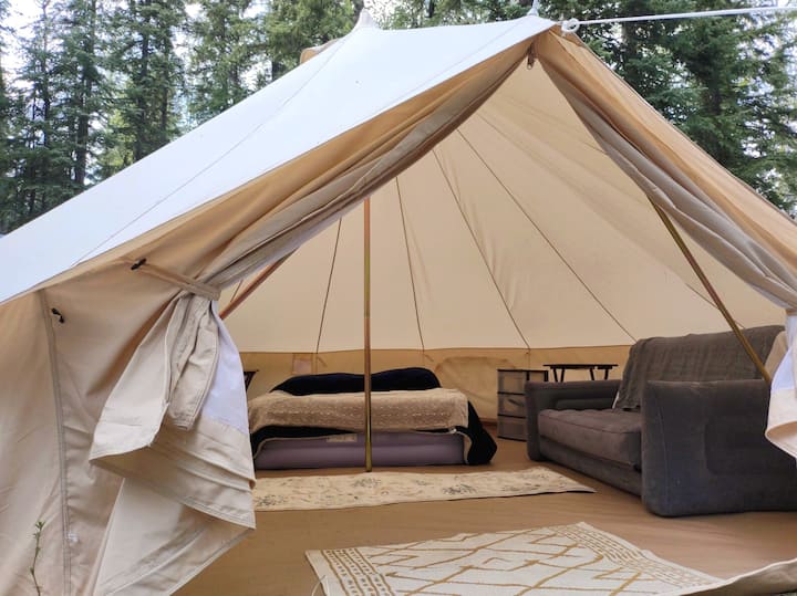 Yurt - Large tent glamping with amenities - Yurts for Rent in North ...