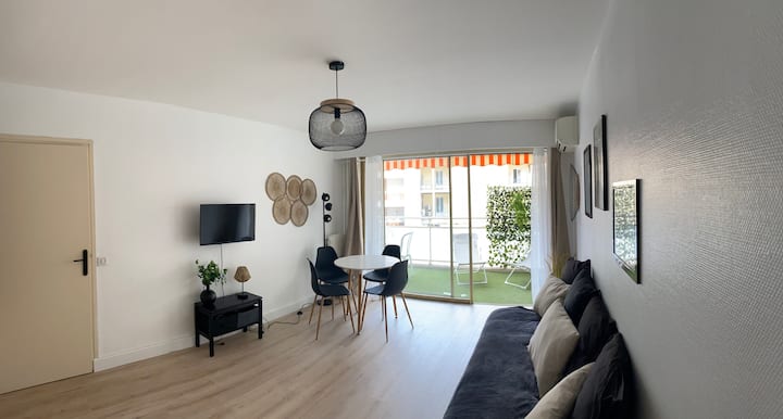 Grand Studio Cosy Idéalement Situé. Mer à 100 M. - Juan-les-Pins