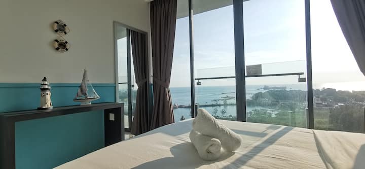 Pd D' Wharf 8-seaview 1-4pax Ocean 海洋海景房 1-4人 - Port Dickson