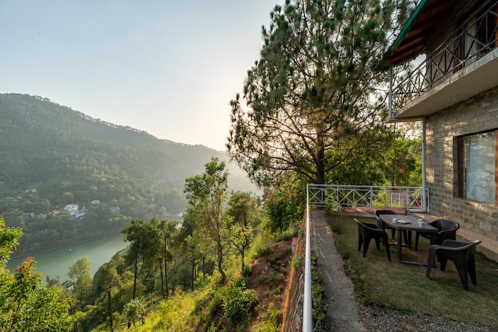 Bhimtal Lake View 3bhk W Pool-waking Dream Cottage - Bhimtal
