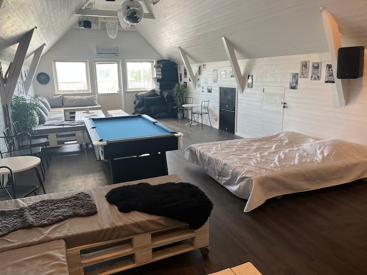 Stay In A Country Party And Penthouse With Terrace - Laholm