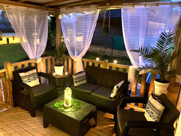 Mobil-home 3 Chambres, Face Au Lac,dans Camping 4* - Aureilhan